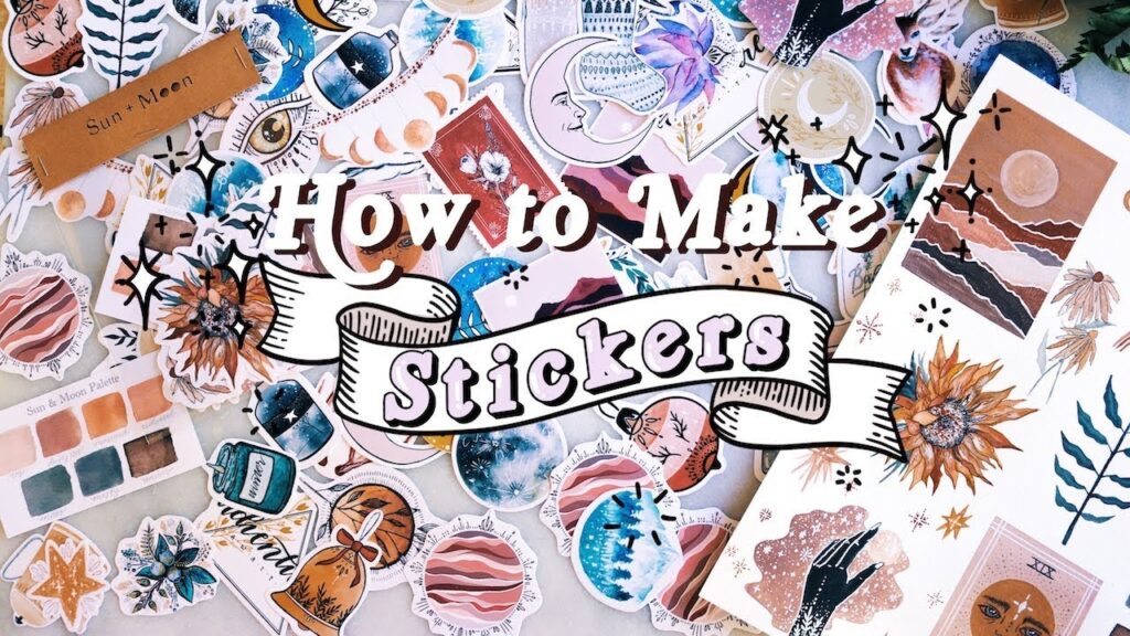 How I Make Stickers | Die Cut & Kiss Cut Sticker Sheets Tutorial
